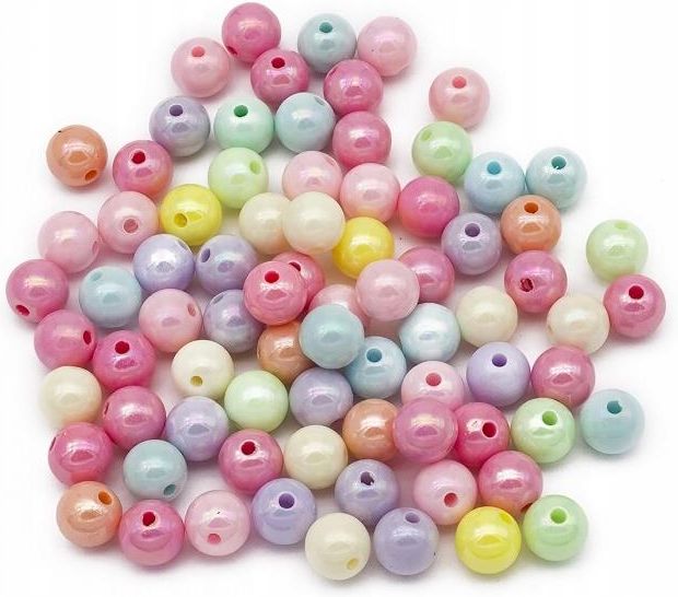 Koraliki Akrylowe 10mm 88szt/50g - Ceny i opinie - Ceneo.pl