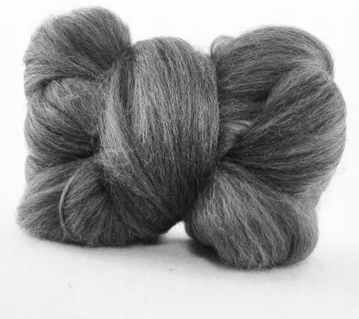 Wełna, czesanka merynos, 10g- szary - Ceny i opinie - Ceneo.pl