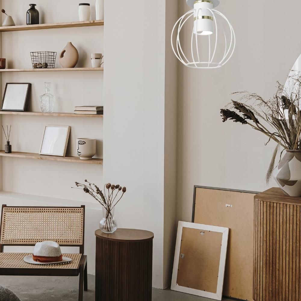 Lampa Sufitowa Plafon Kula Druciana GU10 Design (5799) - Opinie i ...