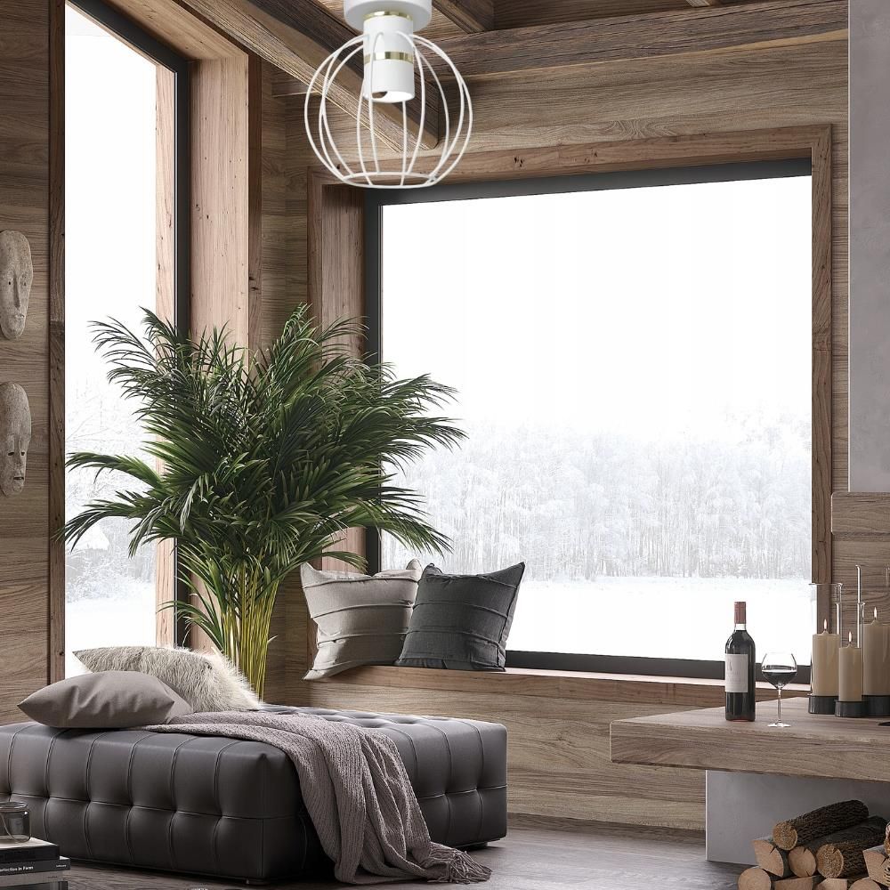 Lampa Sufitowa Plafon Kula Druciana GU10 Design (5799) - Opinie i ...