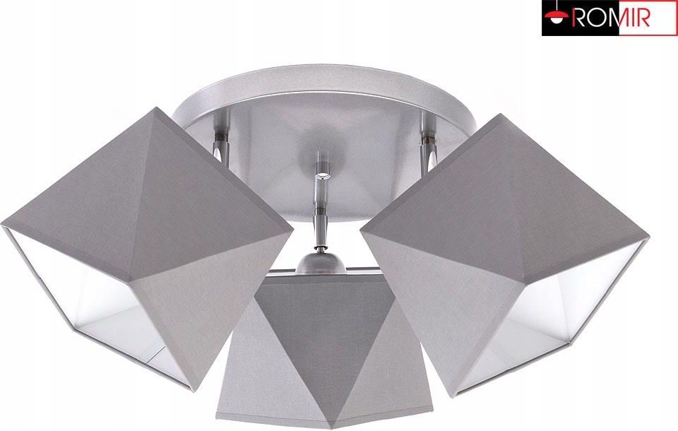 Romir Lampa sufitowa plafon żyrandol 3 abażury kolor (TYP1106) - Opinie ...