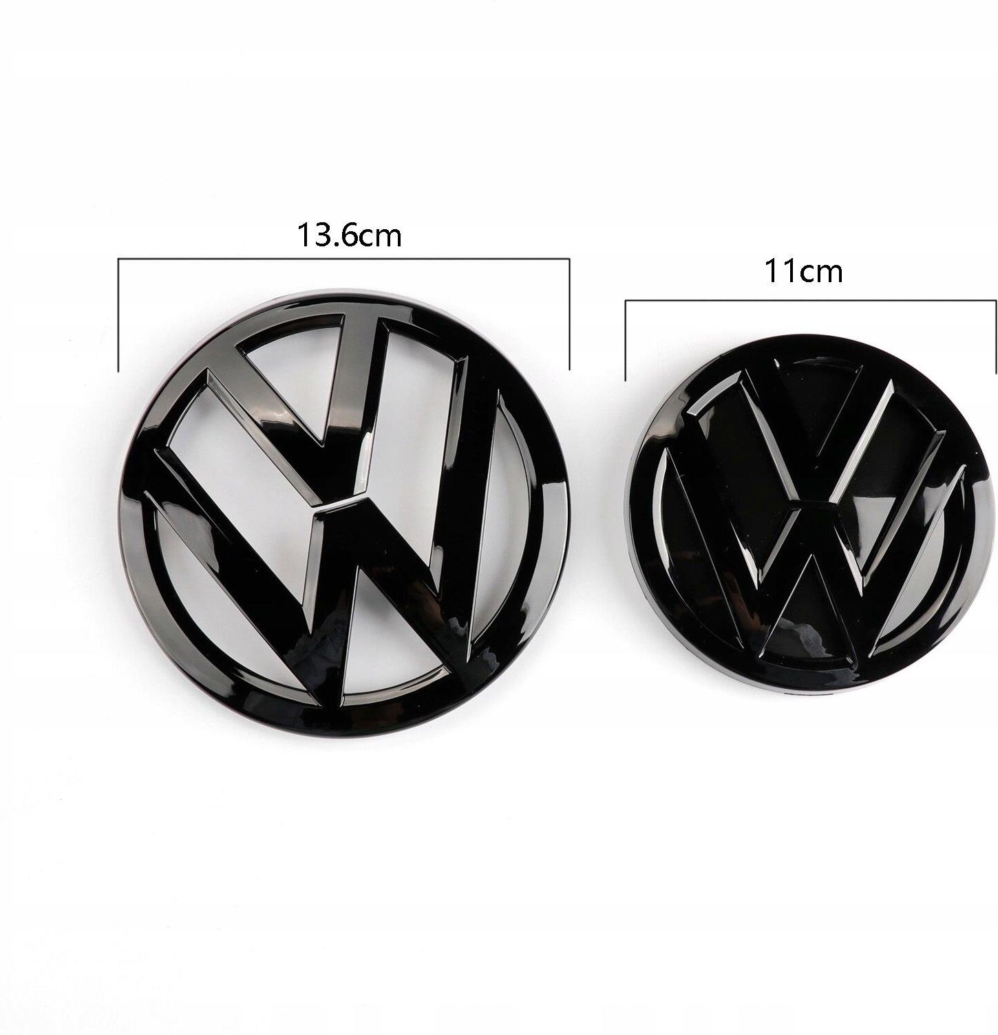 Pokrowiec samochodowy Volkswagen Emblemat Czarny Golf 7 Sport Vii Gti R ...