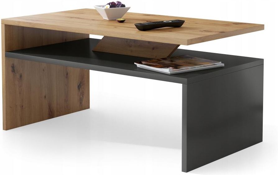 Mazzoni Prima Dąb Artisan/Antracyt Nowoczesna Ława Stolik 6A37527B-1Ffc ...