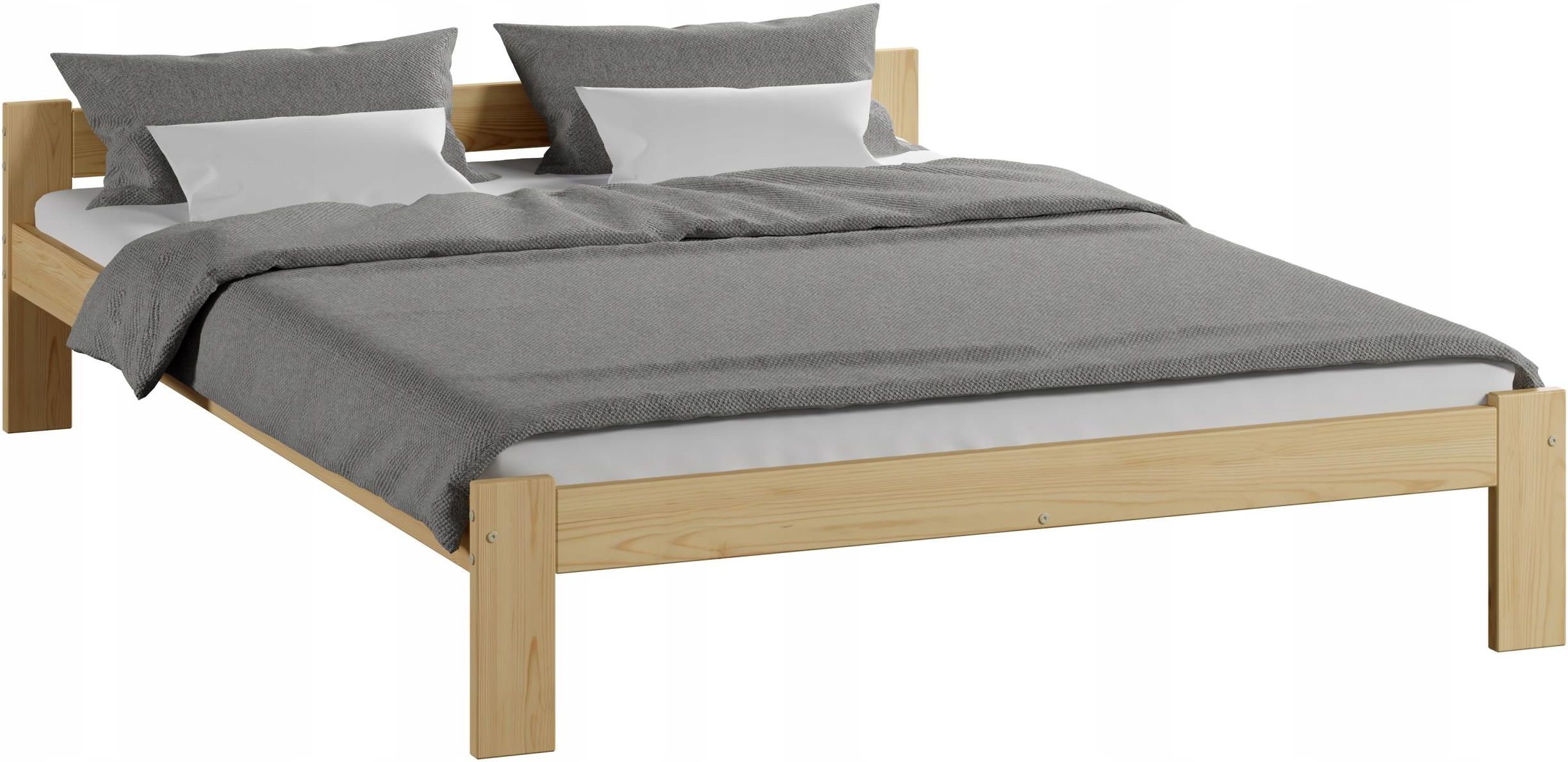 Meble Magnat Łóżko Drewniane Sosnowe Naba 160X200 Rama Eco 154D525D ...