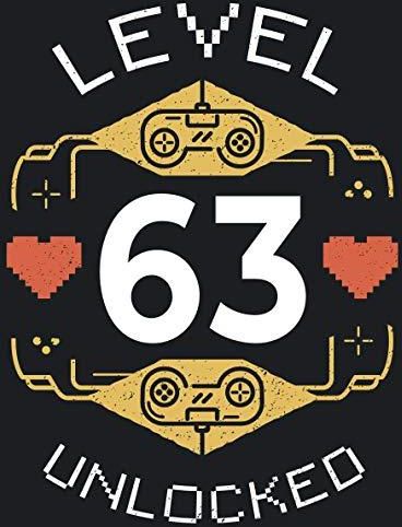 Level 63 unlocked: Cooles Geschenk zum 63. Geburtstag Geburtstagsparty ...