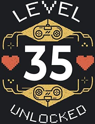 Level 35 unlocked: Cooles Geschenk zum 35. Geburtstag Geburtstagsparty ...