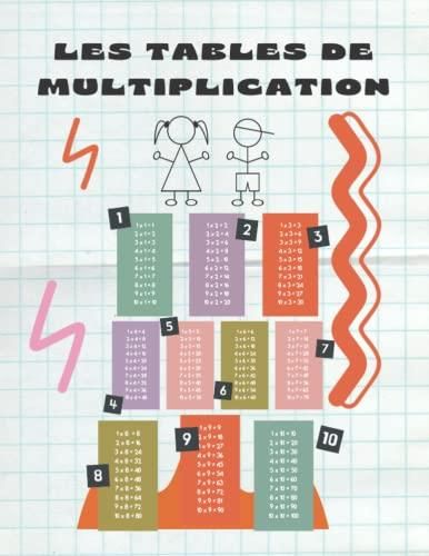Les Tables de multiplication: CAHIER en COULEUR SIMPLE ET PRATIQUE pour ...