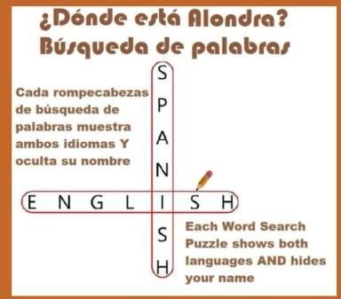 ¿Dónde está Alondra? Búsqueda de palabras (Where Is Alondra? Word ...