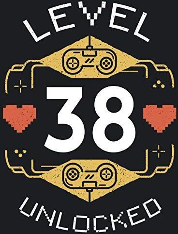 Level 38 unlocked: Cooles Geschenk zum 38. Geburtstag Geburtstagsparty ...
