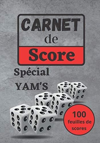 Carnet de score: Yam's grille de score, yahtzee bloc de marque, feuille ...