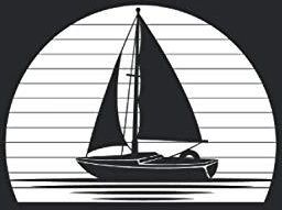 Segelboot Segelschiff Kapitän Meer Segel Segeln Bootsbesitzer Retro ...