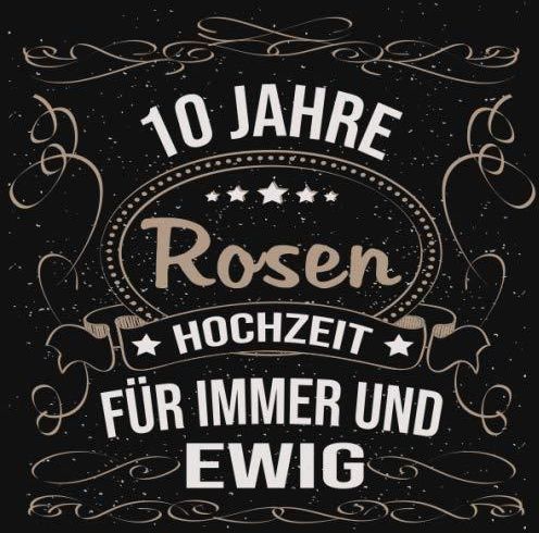 Rosenhochzeit Gästebuch 10 Jahre: Rosen Hochzeit 10 Jahre Gästebuch zum ...