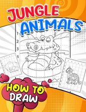 How To Draw Jungle Animals: Wildlife Animal in Guide Book Drawing Step ...
