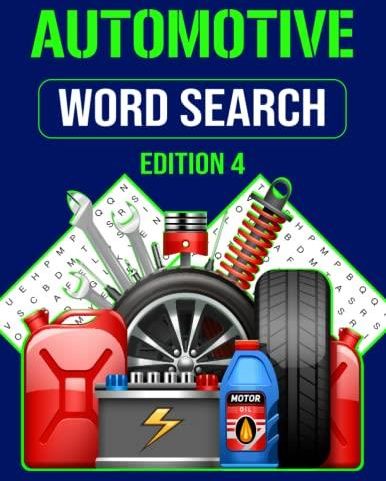 Automotive Word Search 100 Large Print Puzzles: The Best Gift For ...