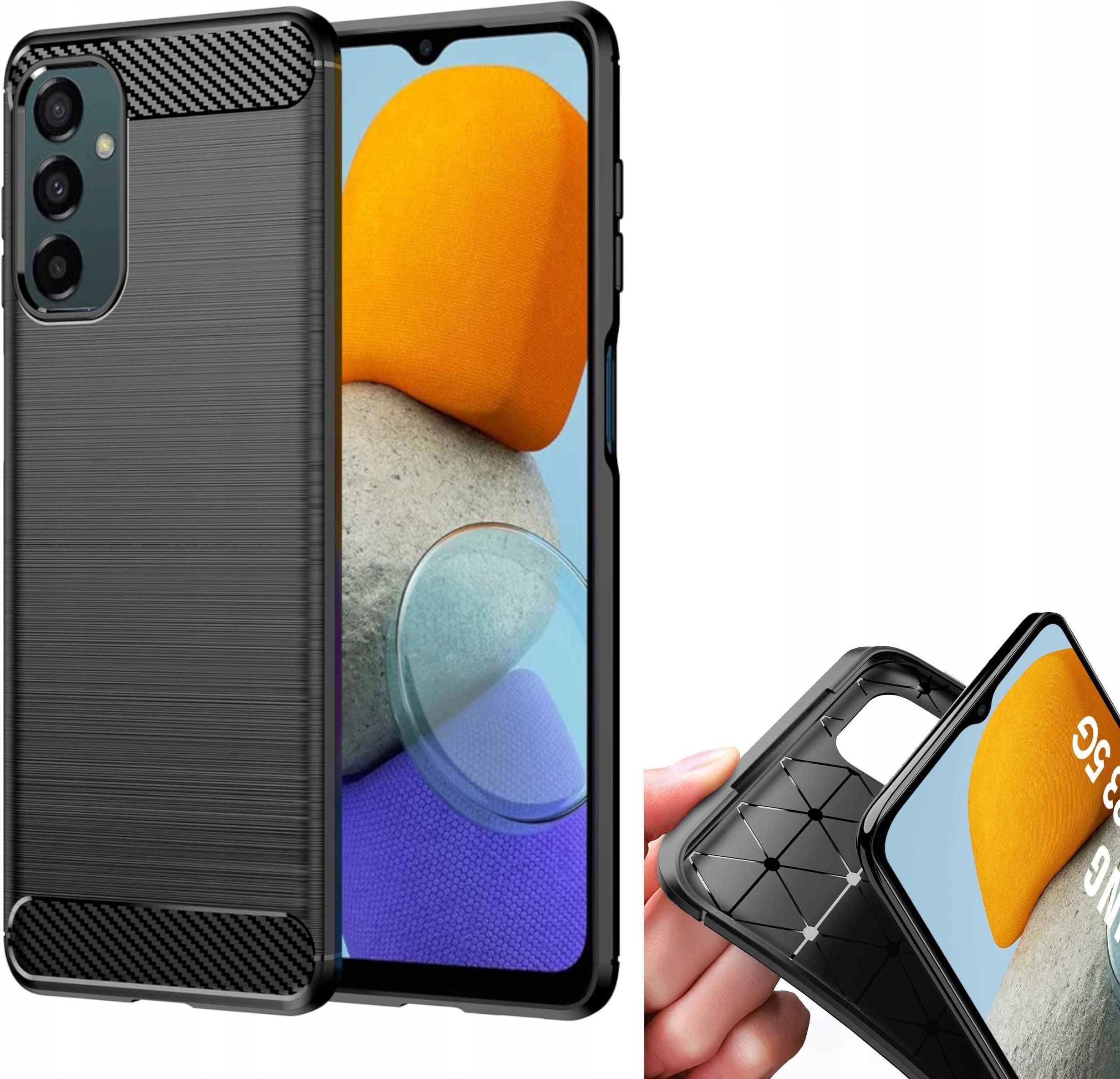 Teleprotector Etui Pancerne Karbon Szkło do Samsung M13 M23 - Etui na ...