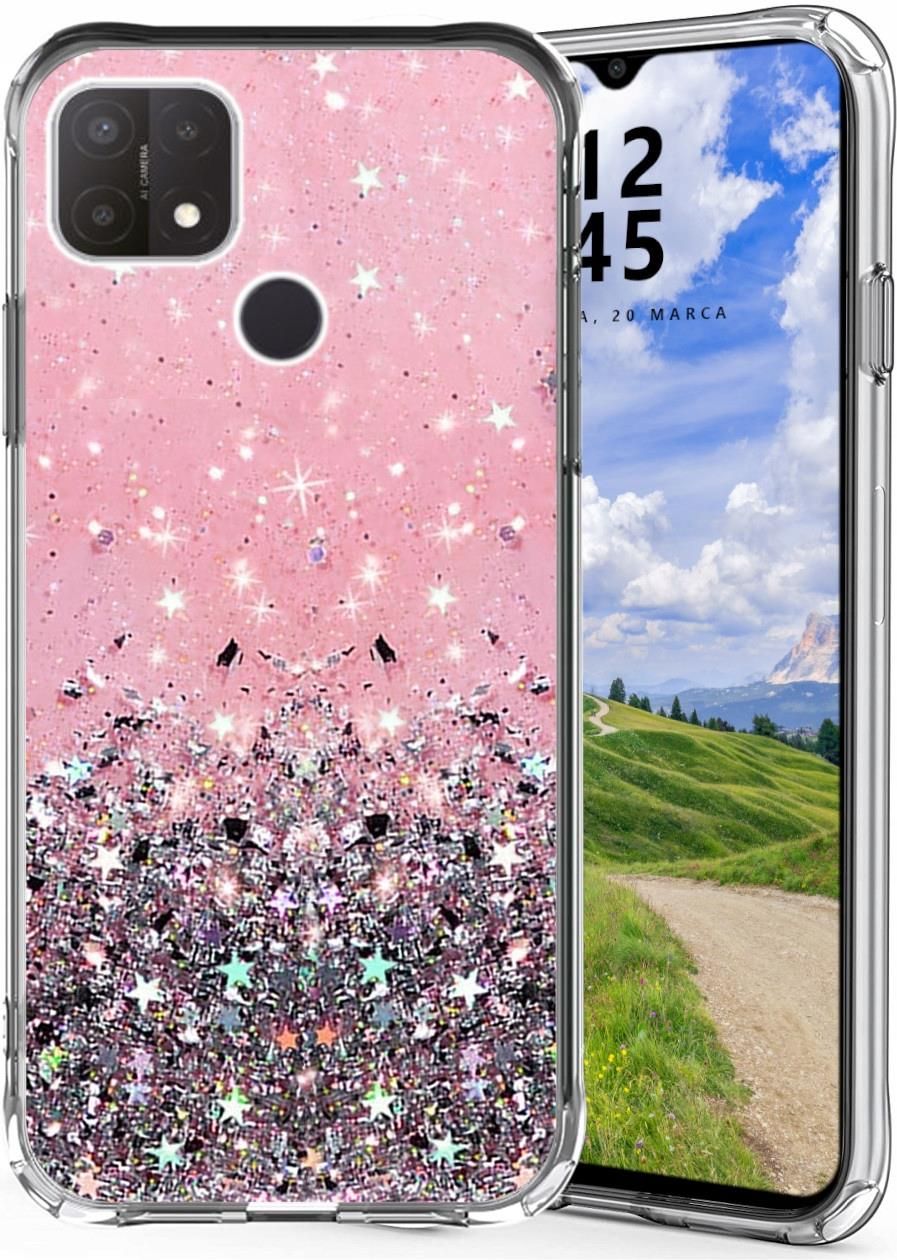 Etui do Oppo A15 A15S Glitter Case Kolorowy Brokat - Etui na telefon ...