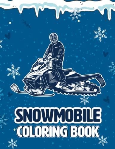 snowmobile coloring book