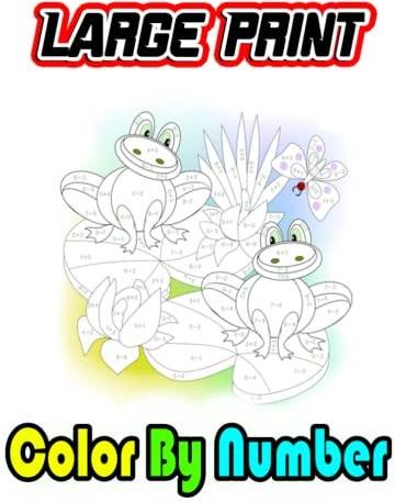 Large Print Color By Number: Large Print Color By Number(New Large ...