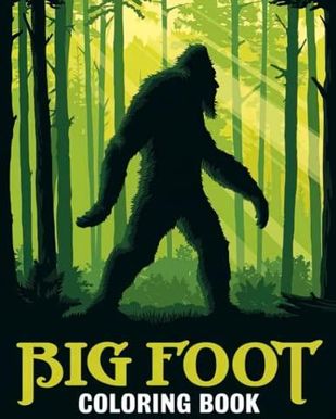big foot coloring book
