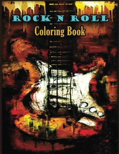 rock roll coloring book