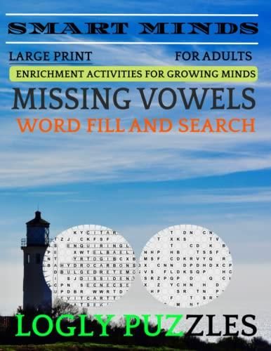 Smart Minds - Missing Vowels Word Search Word Fill In Puzzle Book For ...