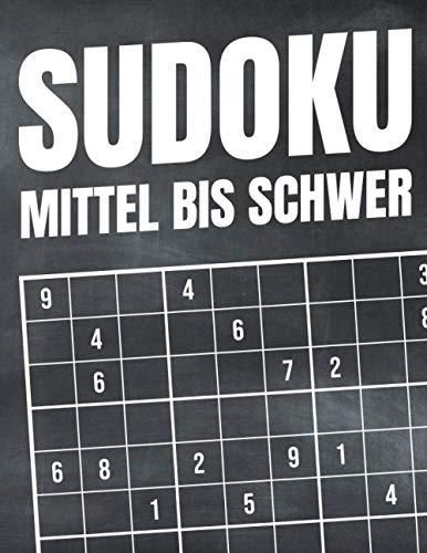 Sudoku Mittel bis Schwer: Sudoku Rätsel für Erwachsene und Senioren in großer Schrift ...