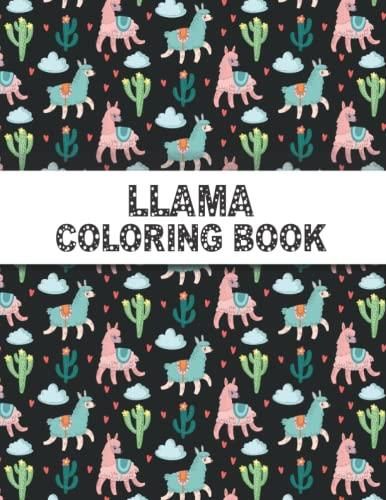 Christmas Llama Coloring Book: Fun and Educational Llamas Coloring Book ...