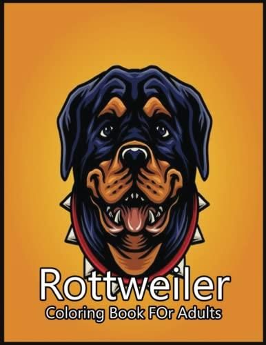 rottweiler coloring book