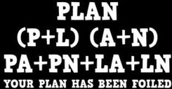 Your Plan Has Been Foiled: Funny Math Idea With Funny Saying on Cover ...