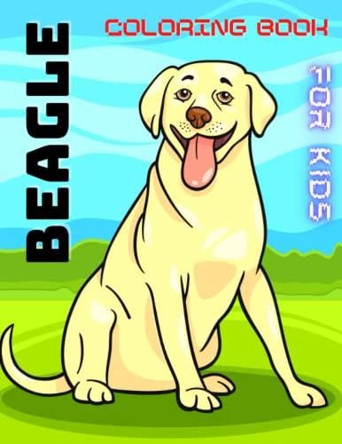 Beagle Coloring Book For Kids: Coloring Book For Kids and Adults ...