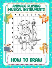 How To Draw Animals Playing Musical Instruments: Easy Step By Step ...