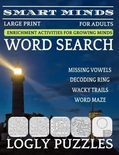 Smart Minds - Variety Puzzle Book For Adults And Seniors: 200 Large ...