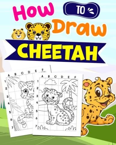 How To Draw Cheetah: Acitivities in Simple Guide Book Drawing , For ...