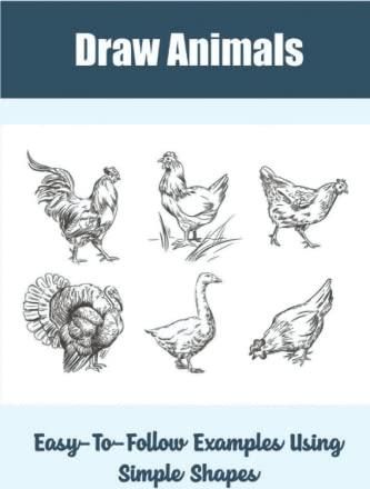 Draw Animals: Easy-To-Follow Examples Using Simple Shapes - Literatura ...