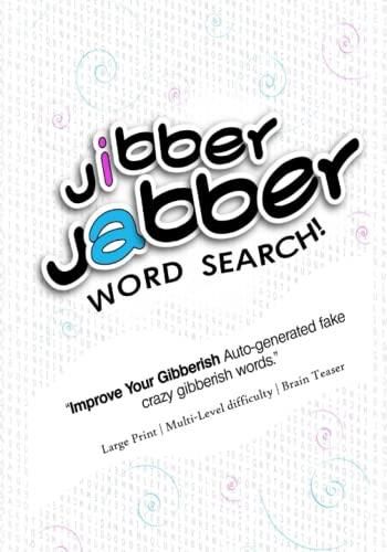 Gibberish Jibber-Jabber Word search -1000 words - Hours of ...