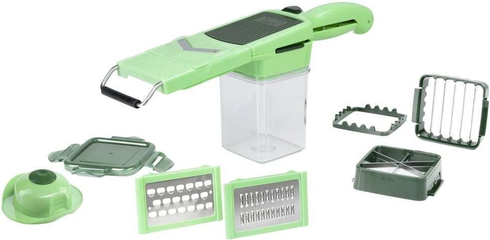 Nicer Dicer Quick Professional 12-Częściowy Zestaw Zielony ...