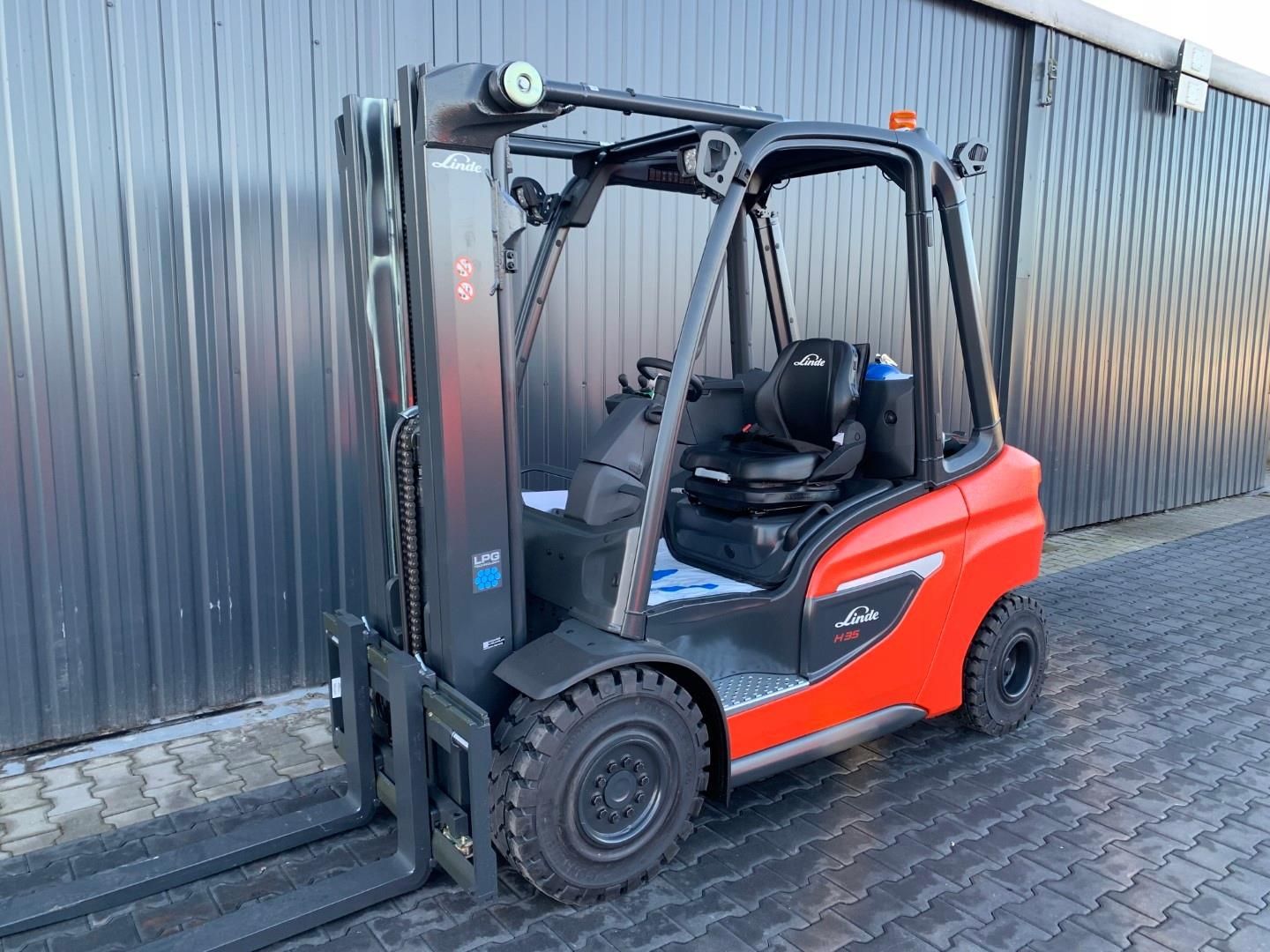 Linde Nowy Wózek Widłowy H35T-01 Przesuw Triplex - Opinie i ceny na ...
