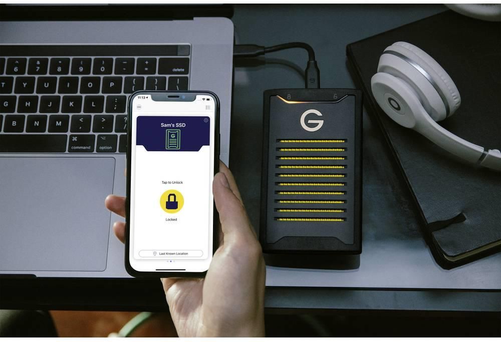Dysk zewnętrzny Sandisk Professional Ssd G-Drive Armorlock 2 Tb Usb-C ...