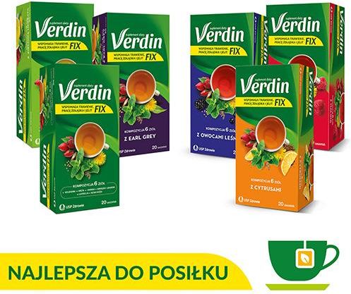Zestaw Verdin Fix zestaw herbat 6x20sasz - Opinie i ceny na Ceneo.pl