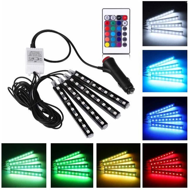 Me Premium Oświetlenie Wnętrza Auta 4X Paski Led Rgb Pilot - Opinie i ...