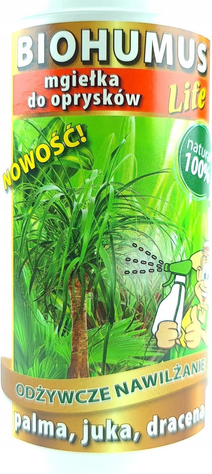 Nawóz Biohumus Mgiełka Palm Juk Dracen Zdrowe Liście Eko - Ceny i ...