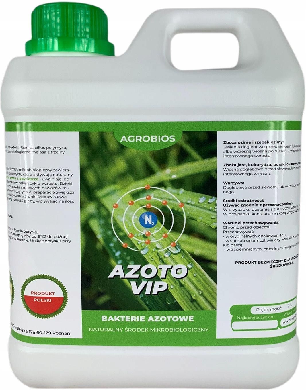 Nawóz Azoto Vip Bakterie Wiążące Azot 2L - Ceny i opinie - Ceneo.pl