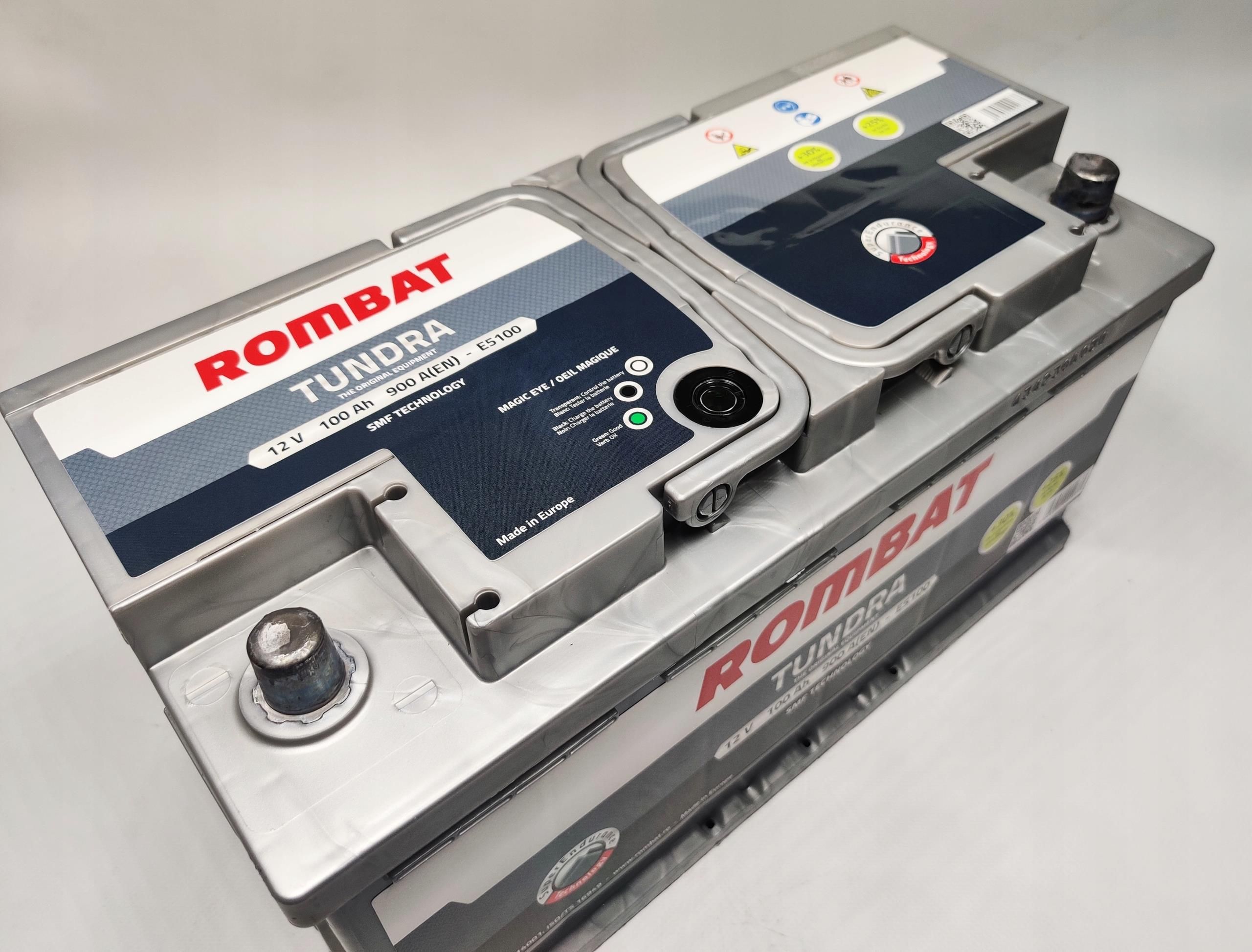 Rombat Akumulator 12V 100Ah 900A P Tundra E5100 - Opinie i ceny na Ceneo.pl