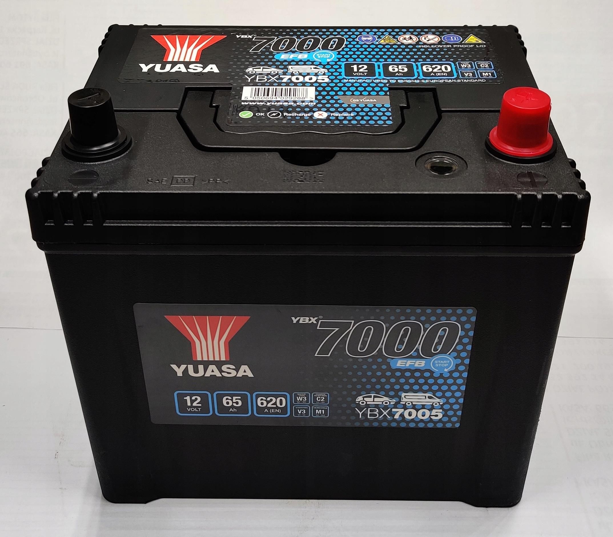 Yuasa Akumulator Ybx 7005 Efb 12V 65Ah 620A P - Opinie i ceny na Ceneo.pl