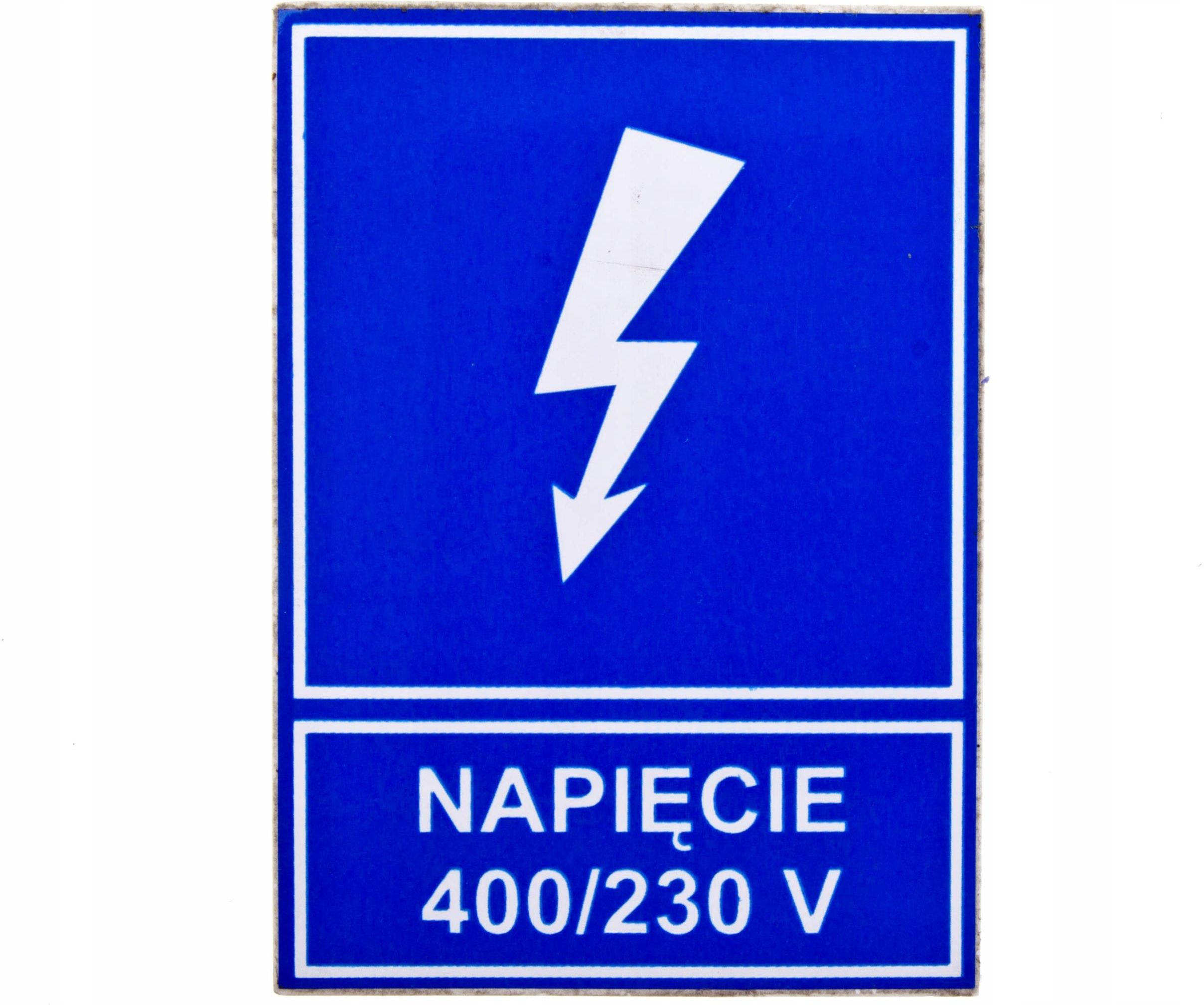 Tabliczka /Znak Informacyjny/ Tzi 52X74S /Napięcie - Ceny i opinie ...