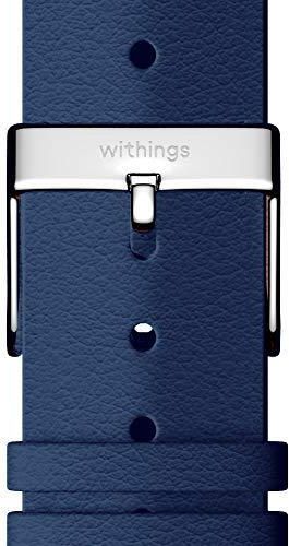 Withings Wristband Navy Blue/Silver Leather 18mm - Opinie i ceny na ...