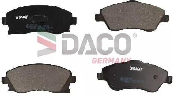 Klocki hamulcowe Daco Germany Zestaw Klocków Hamulcowych Hamulce ...