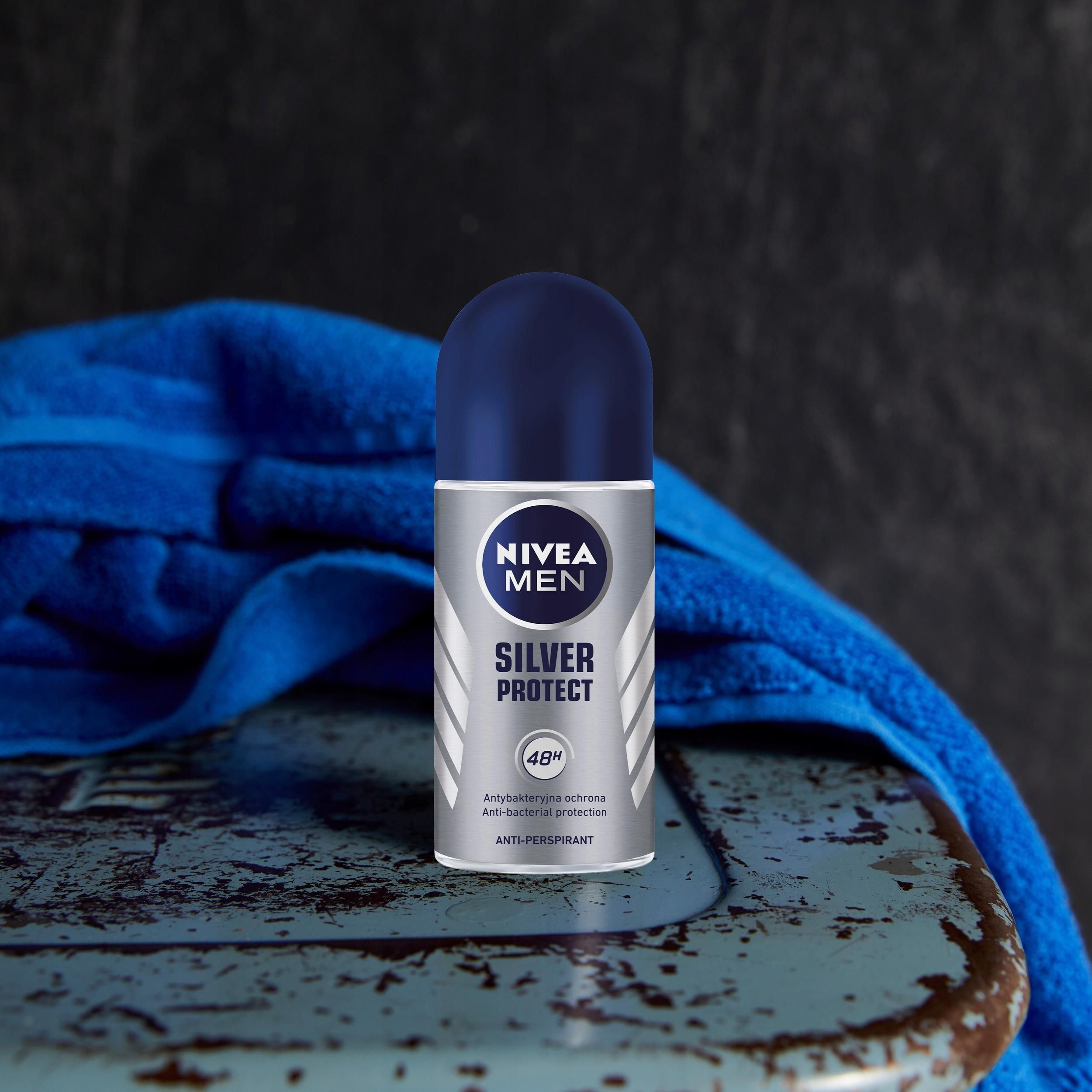 Nivea Men Silver Protect Antyperspirant Roll-on 6x50 ml - Opinie i ceny ...