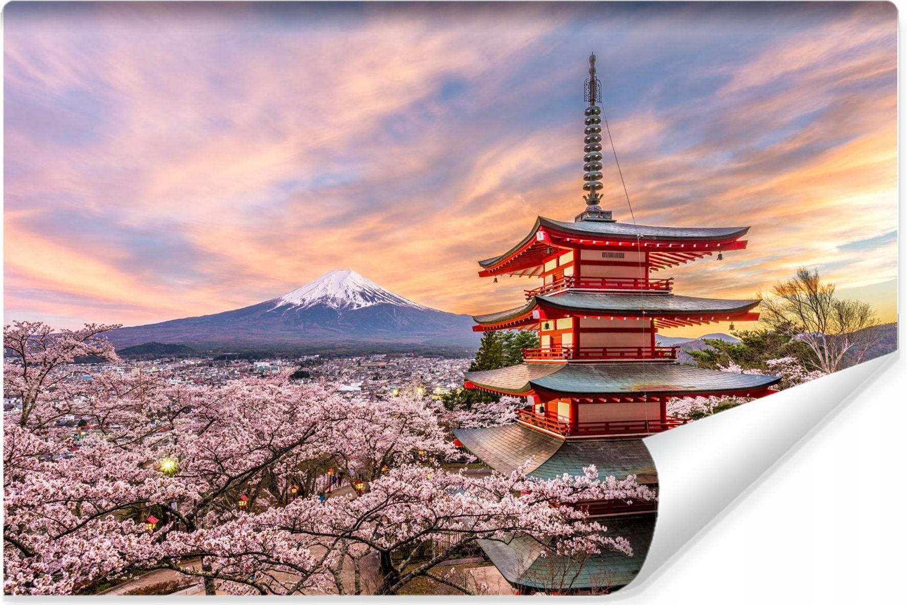 Muralo Fototapeta Japonia Pagoda 3D 405x270 - Opinie i ceny na Ceneo.pl