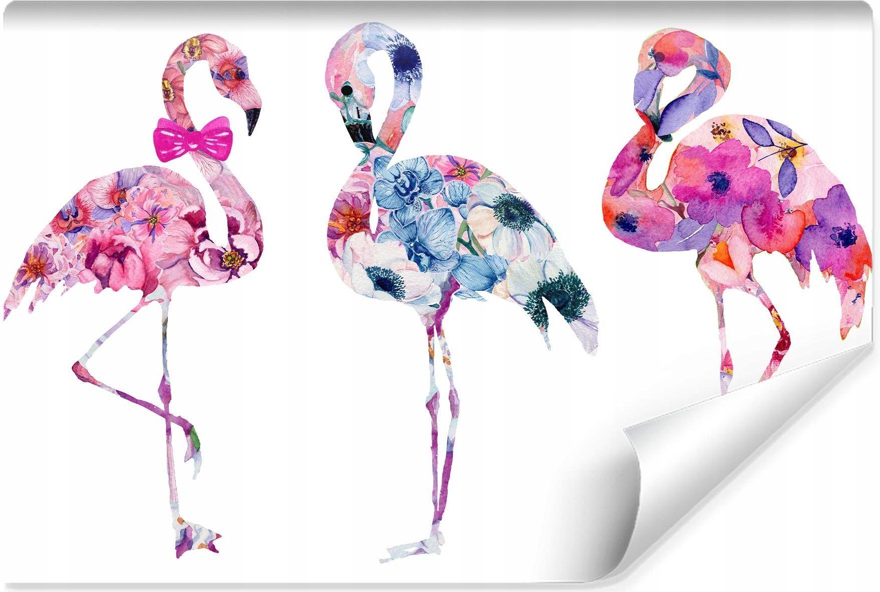 Muralo Fototapeta Flamingi Kwiaty Ptaki 360x240 - Opinie i ceny na Ceneo.pl